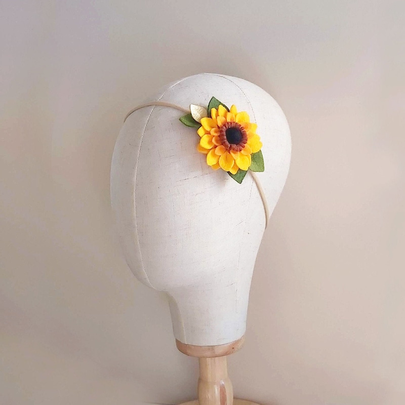 Sunflower Headband - Etsy