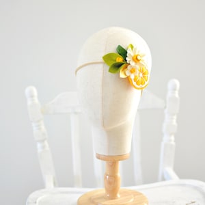 Lemon Headband, Lemon Hair Bow, Lemon Hair Clip, Tropical Headband ...