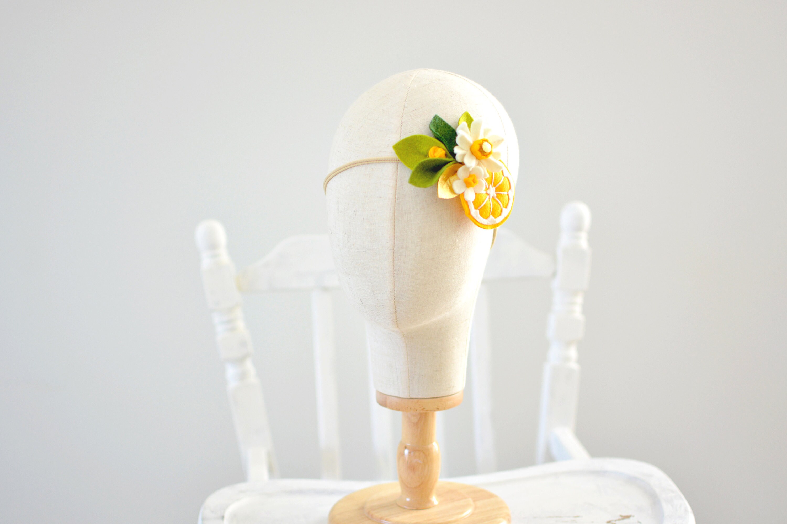 Lemon Headband, Lemon Hair Bow, Lemon Hair Clip, Tropical Headband ...