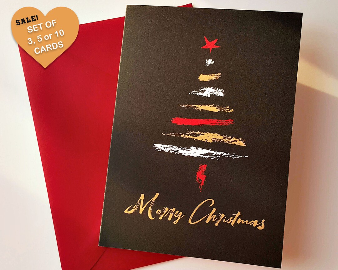 Christmas Cards Pack, Funny Christmas Card, Cute Holiday Card, Handmade ...