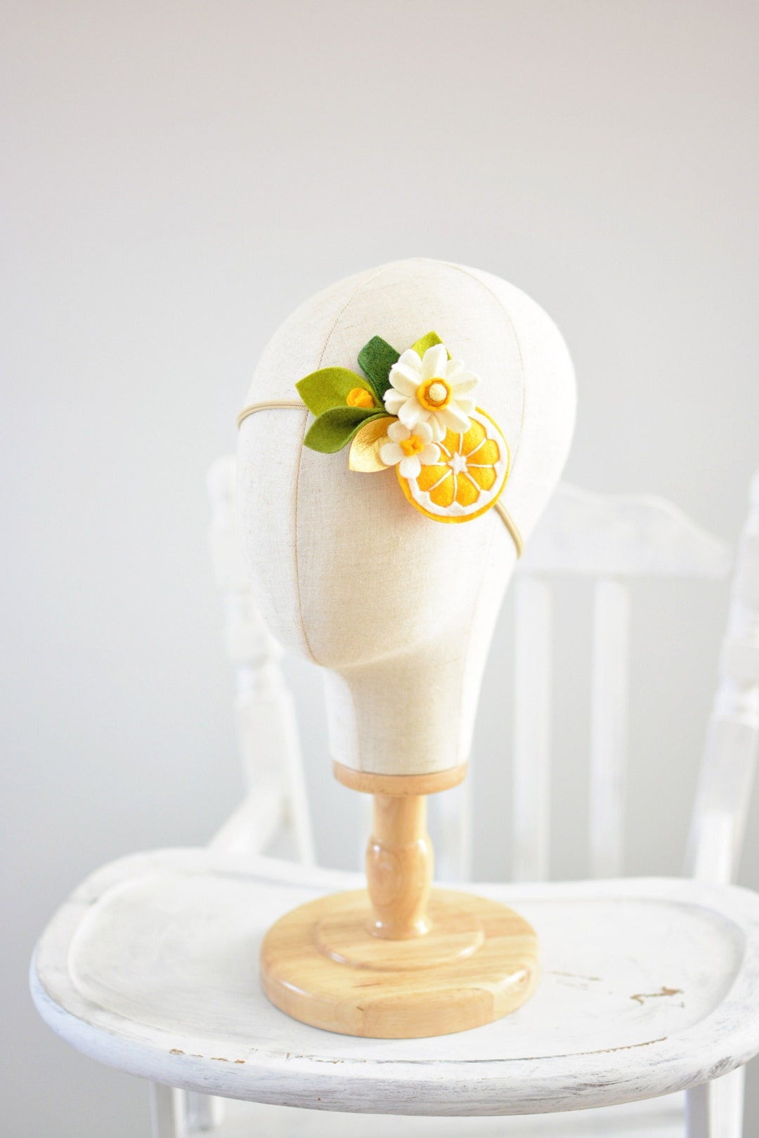 Lemon Headband, Lemon Hair Bow, Lemon Hair Clip, Tropical Headband ...