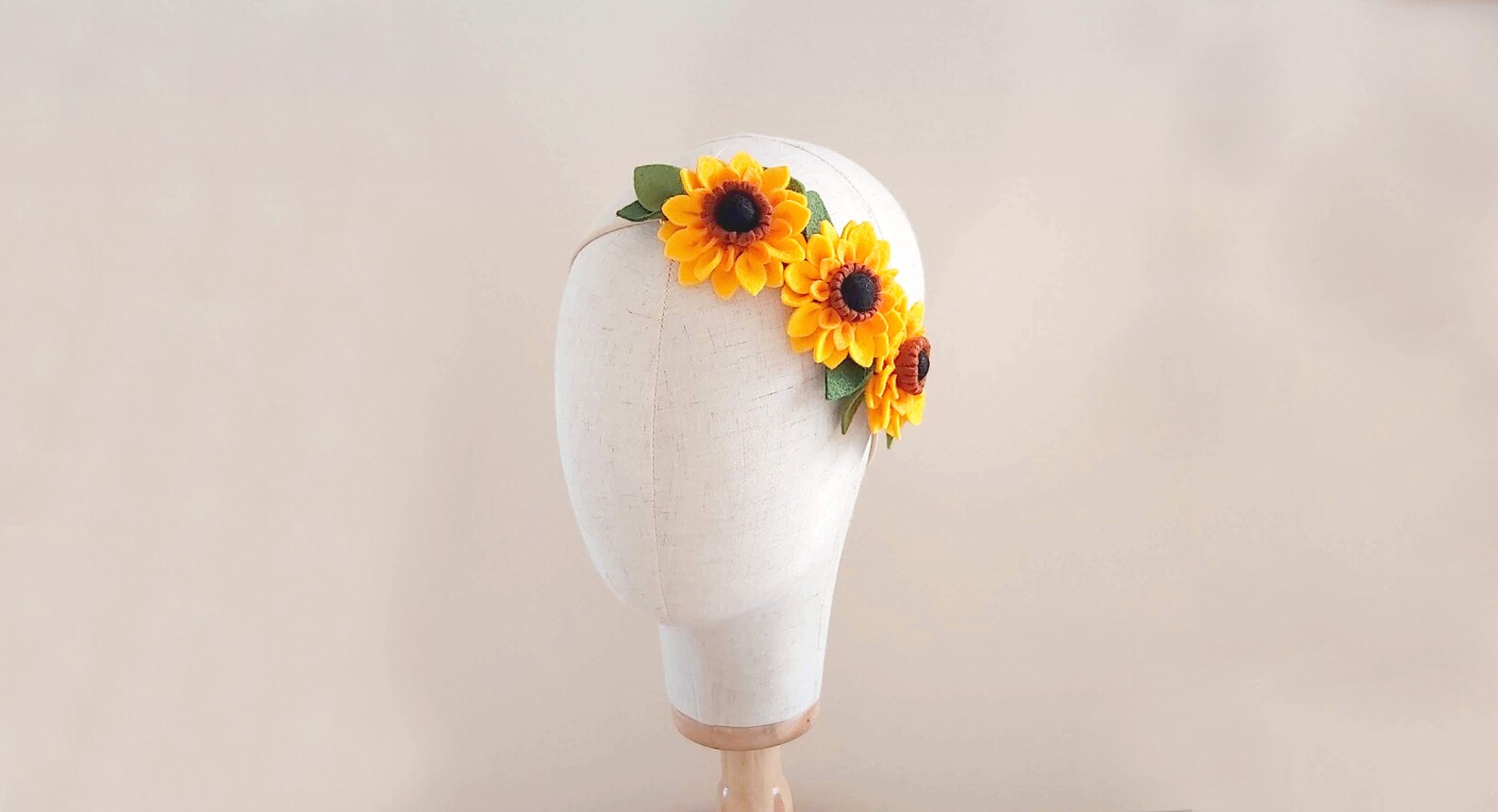 Baby Sunflower headband Fall Sunflower Crown Sunflower | Etsy