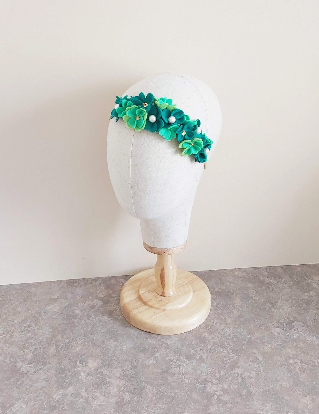 Shamrock Clover Headband, St Patricks Day Crown Headband, Saint ...