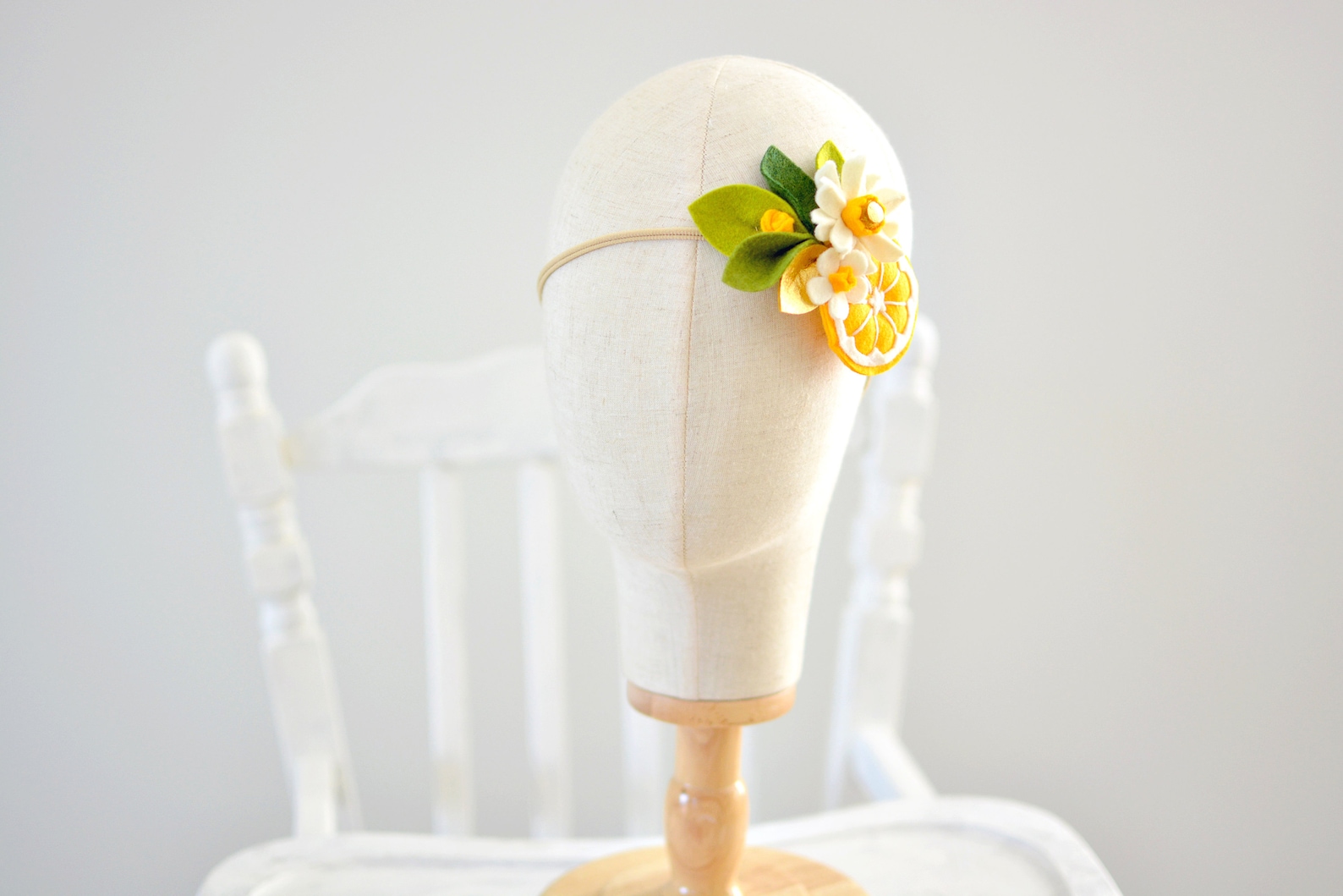 Lemon Headband, Lemon Hair Bow, Lemon Hair Clip, Tropical Headband ...