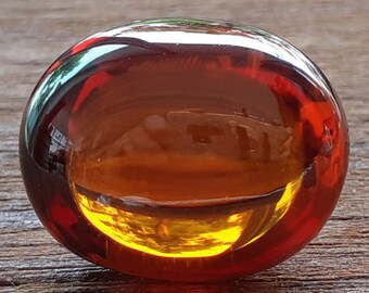 KG-198 Honey yellow Oval NAGA EYE eye of naga Thai talisman | Etsy