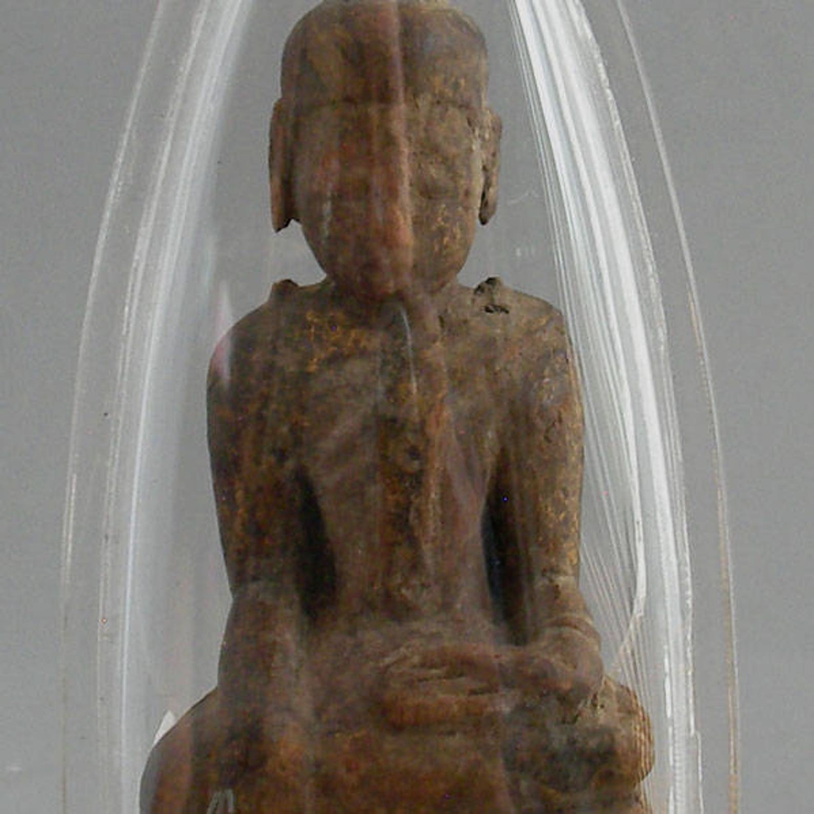 Rare Real Old Antique Amulet, Antique Patina Teak Wood Phra yod Thong ...