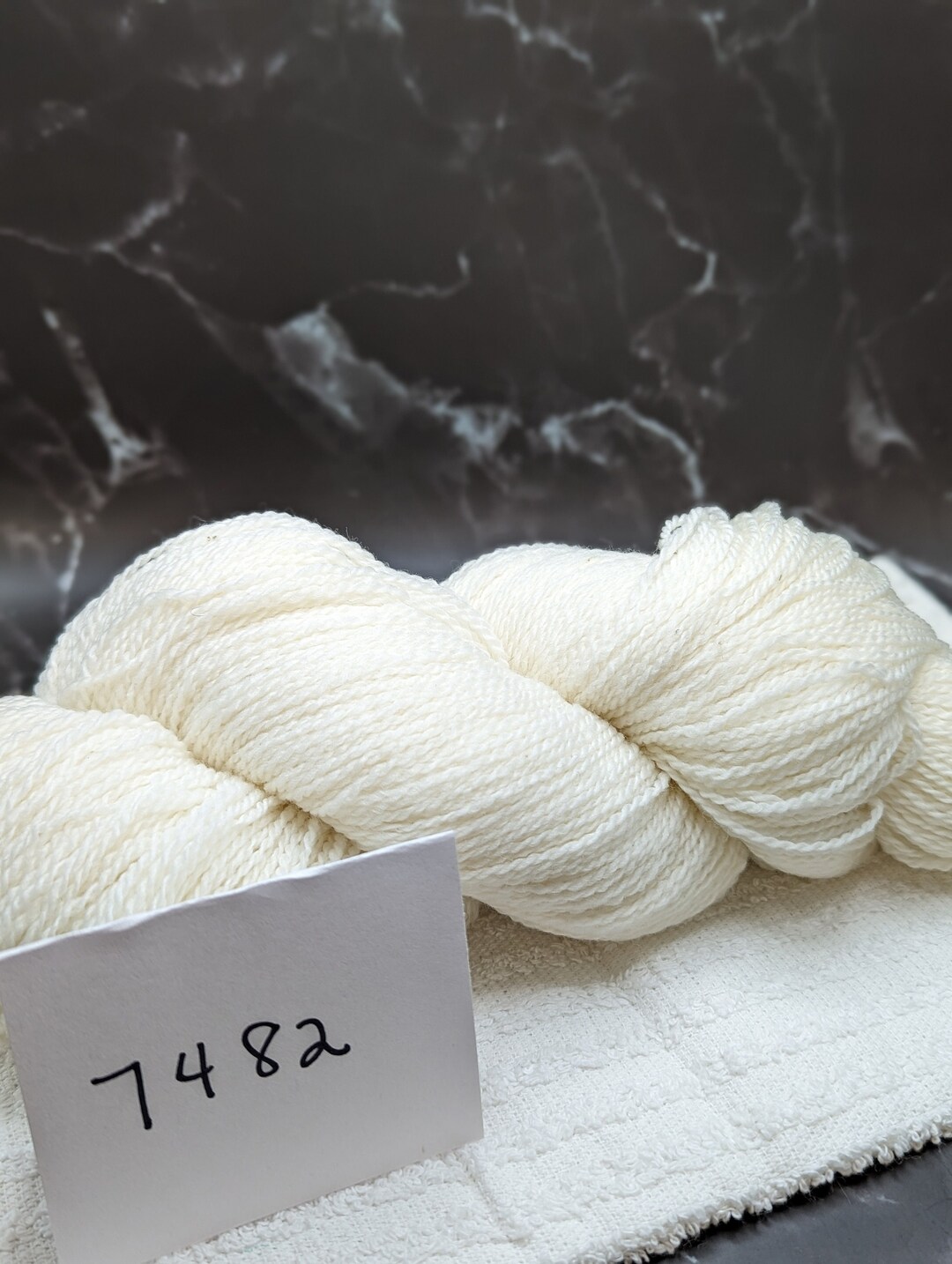 2 Ply Fingering Weight Wool Yarn, Cormo Sheep Yarn, Small Family Farm ...
