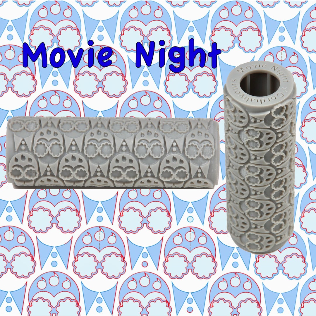 Clay Impression Roller - Movie Night. Roucoucou Design Limited Edition ...