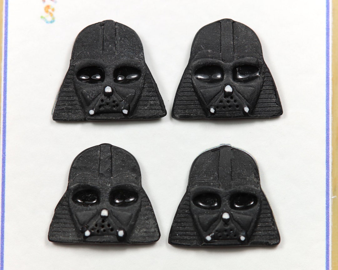 Star Wars Darth Vader 4 X Buttons With Shank. Set of 4 Star Wars ...