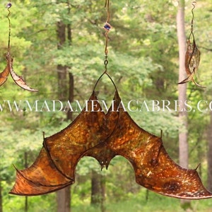 Bat Wind Catcher Bat Wind Spinner Bat Mobile Copper Bat Wind Catcher ...