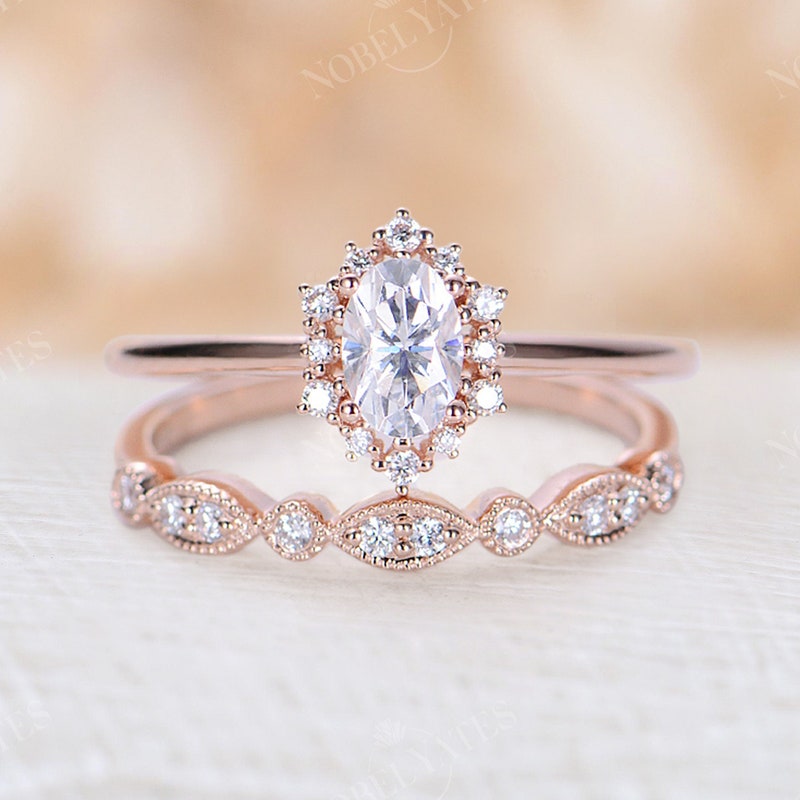 Engagement Ring Set - Etsy