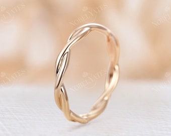 Twisted Wedding Band - Etsy