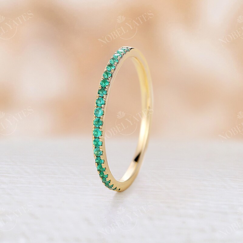 Emerald Pave - Etsy