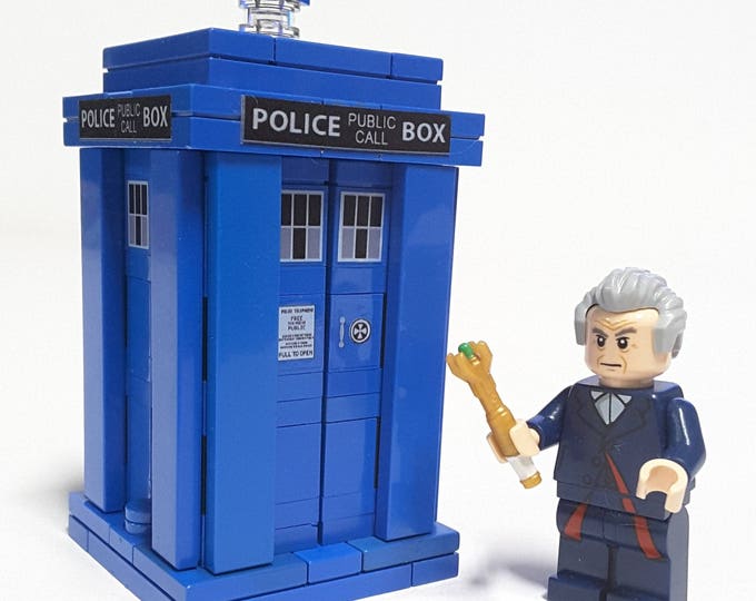 Custom Clear Vinyl Stickers for Lego TARDIS - Etsy