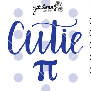 Cutie Pi SVG, Cutie Pi Cut File, Baby Cut File, Math Baby Cut File ...