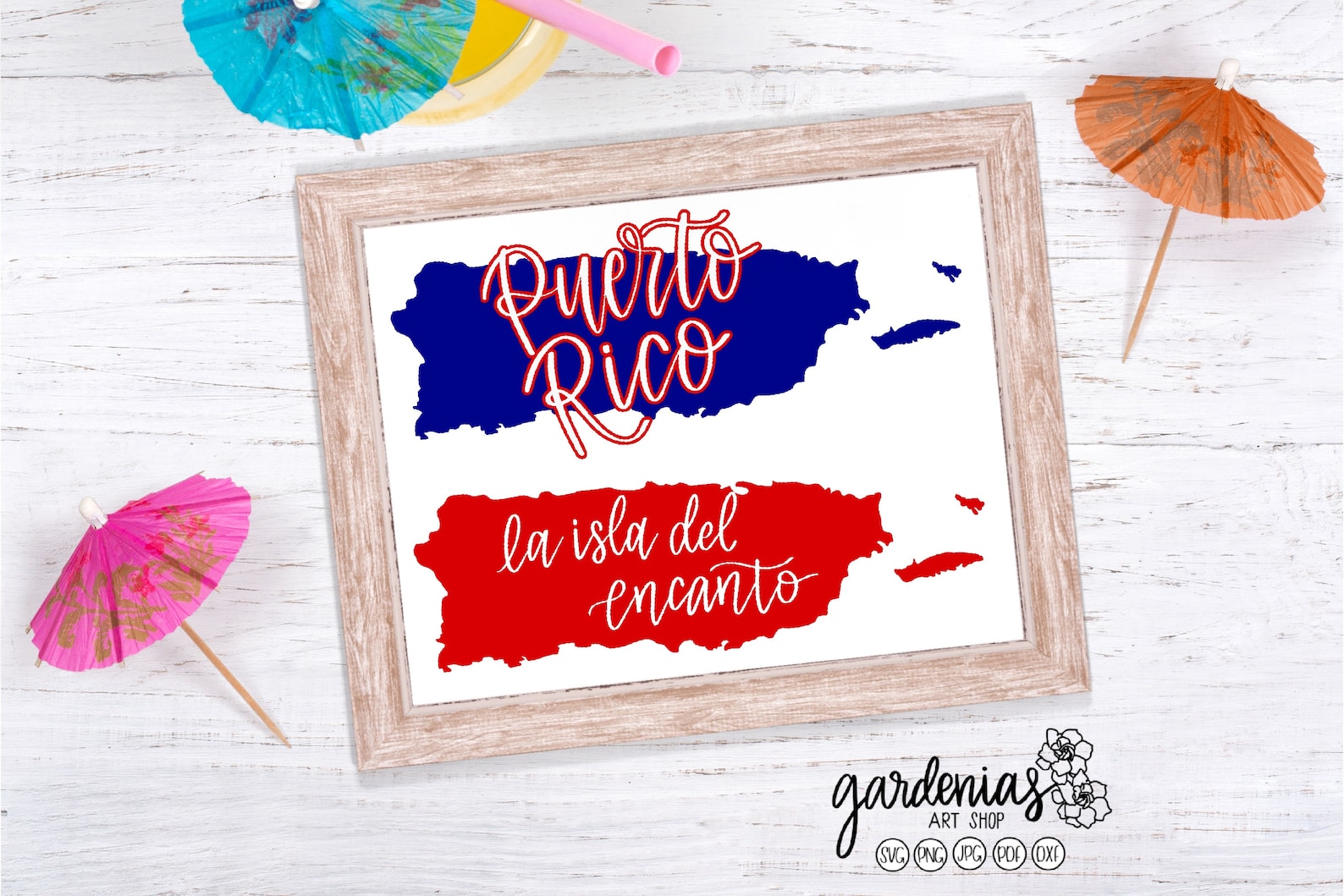 Puerto Rico SVG Bundle, Puerto Rican Designs, Puerto Rico Cut File ...