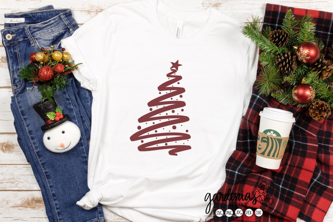 Simple Christmas Svg, Christmas Tree Svg, Easy Christmas Svg, Easy ...