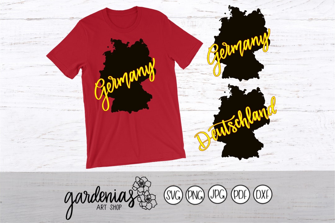Germany Map SVG, Germany Cut File, Deutschland SVG, Files for ...
