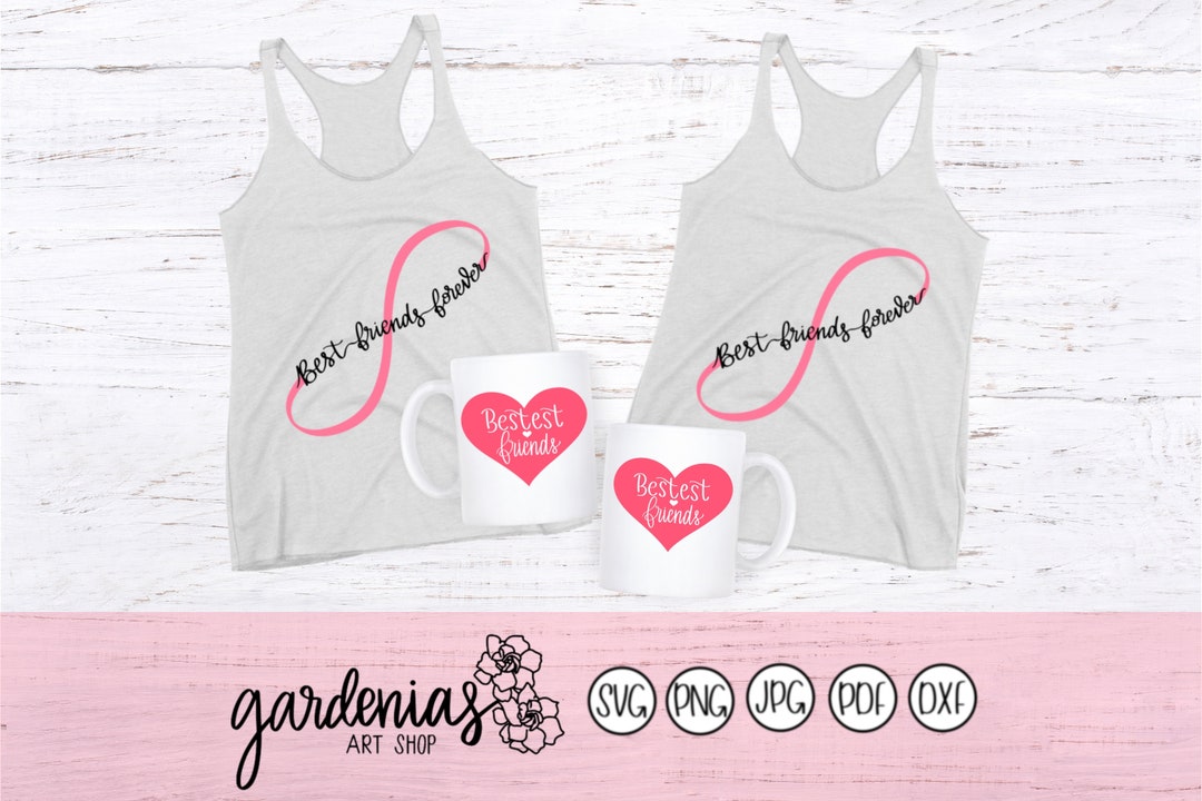 Best Friends Svg, Bestest Friends Svg, Best Friends Forever Svg ...