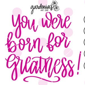 Born for Greatness Svg Entrepreneur Svg Motivational Svg - Etsy