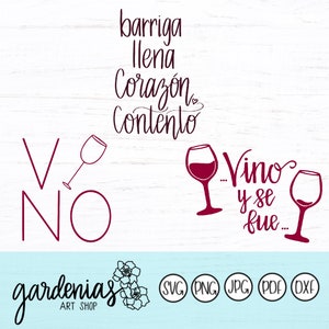Spanish SVG Bundle, Archivos En Español, Spanish Cut File Bundle ...