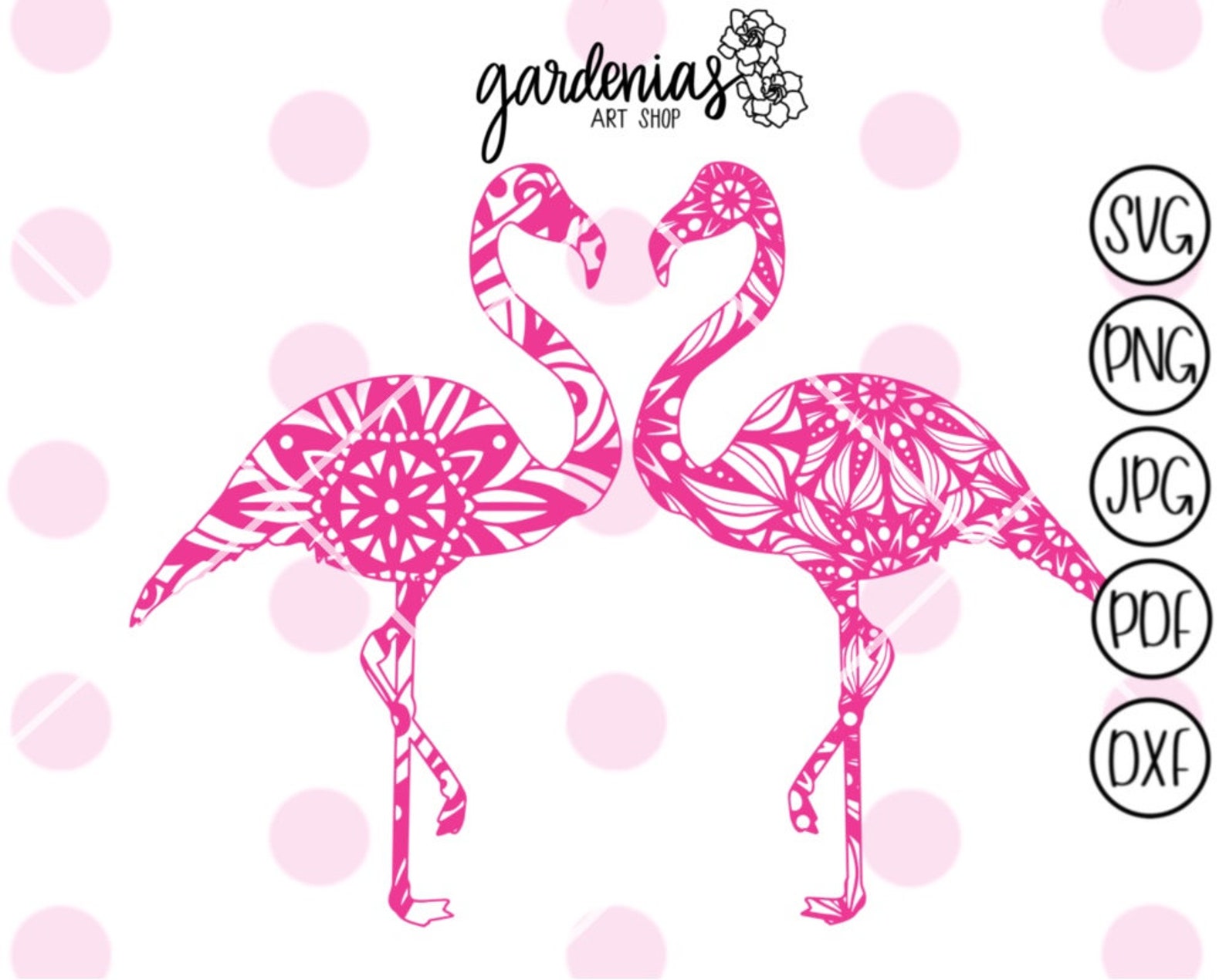 Flamingo Mandala svg Mandala Flamingo svg Mandala svgs | Etsy