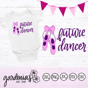 Future Dancer SVG, Dance Hand Lettered Cut File, Dancer SVG, Baby Dance ...