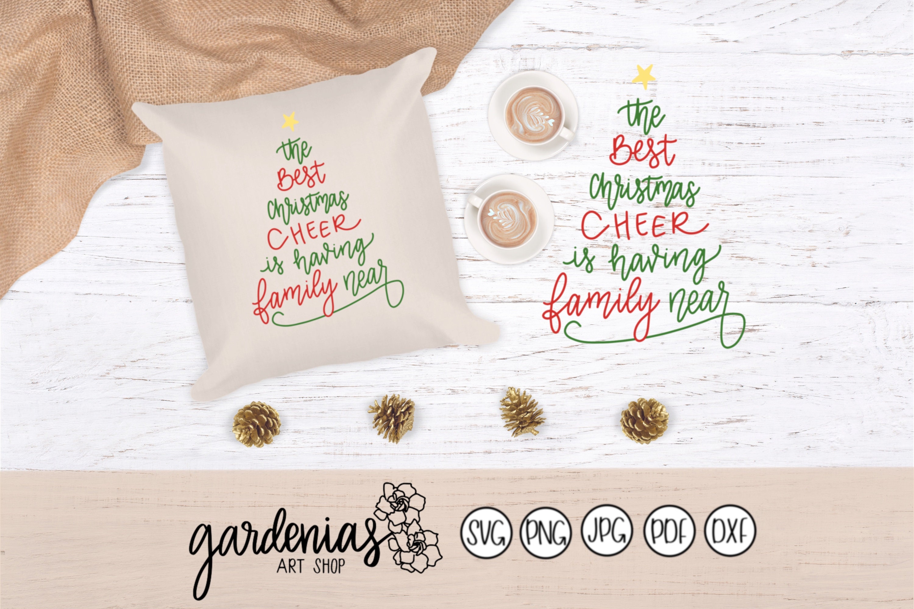 The Best Christmas Cheer is Having Family Near Christmas | Etsy