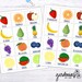 Printable Fruit Matching Game Fruit Memory Learning English | Etsy