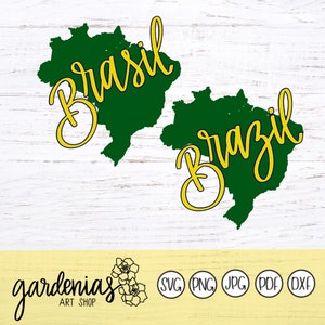 Brazil Svg, Brasil Svg, Brazil Cut File, Brasil Cut File, Brazil Map ...