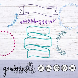 Laurel Wreath and Banner SVG Bundle, Wreath Svg Bundle, Banner Svg ...