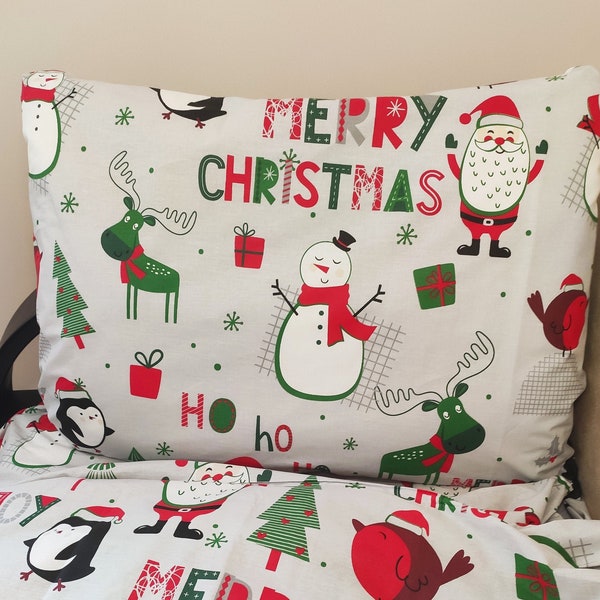 Christmas Pillowcase - Etsy UK