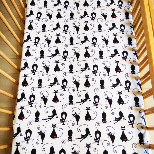 Cat Fitted Sheet - Etsy