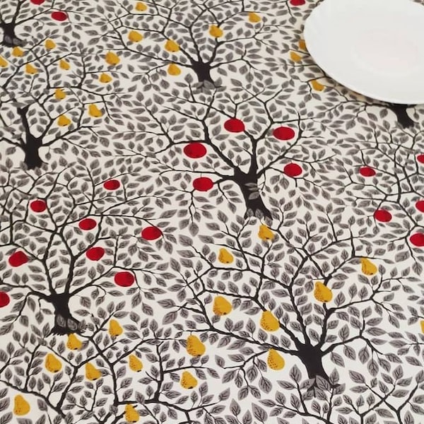 Apple Tablecloth - Etsy