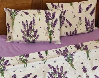 Lavender Bedding - Etsy