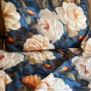 Big Gold Flowers Satin Bed Linen, Black Satin Sheet Sets, Black Cotton ...