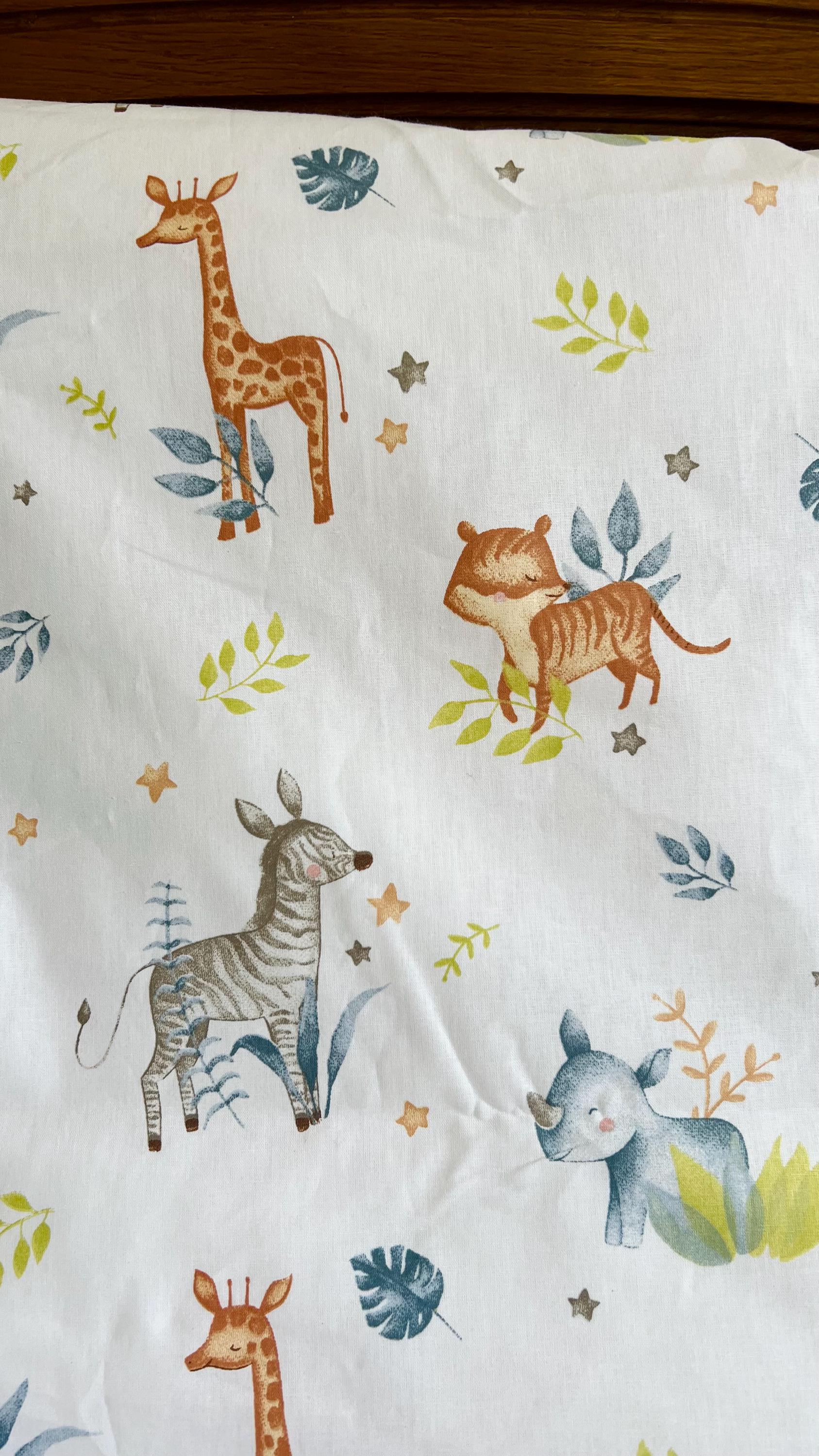 Madagascar Animals Bedding Set, African Animals Cot Bed, Africa Animals ...