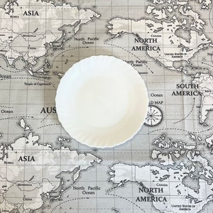 Gray World Map Tablecloth, Grey Waterproof Map Table Cover, Waterproof ...