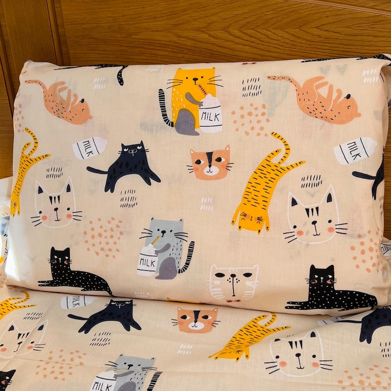 Cat Pillowcase - Etsy