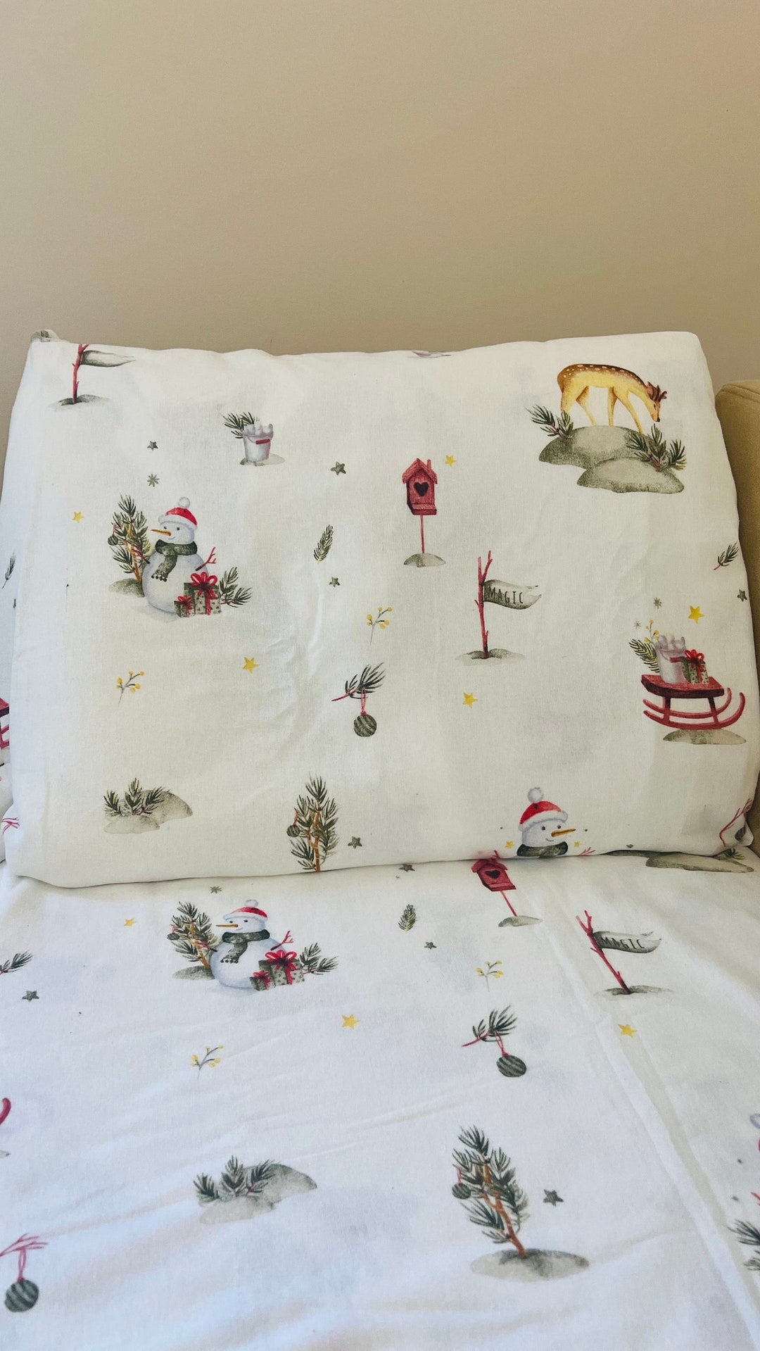 Snowman Flannel Pillowcases, Snowman Flannel Sheets, Snowmen Flannel ...