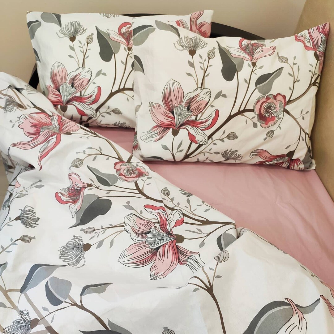 Flowers Magnolias Bedding Set, Magnolia Full Set, Magnolias Twin Size ...