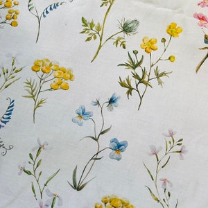 Wildflower Cotton Pillowcase, Wild Flowers Bedding Set, Wildflowers ...