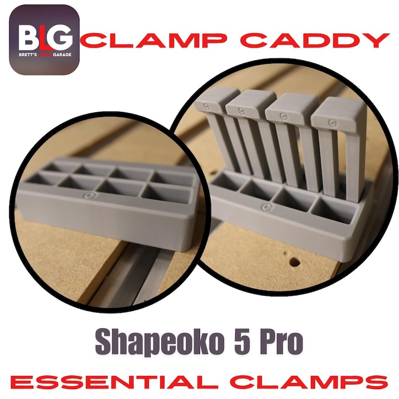 Shapeoko 5 Pro CNC Essential Clamps 3d Printed for Any CNC Machine - Etsy
