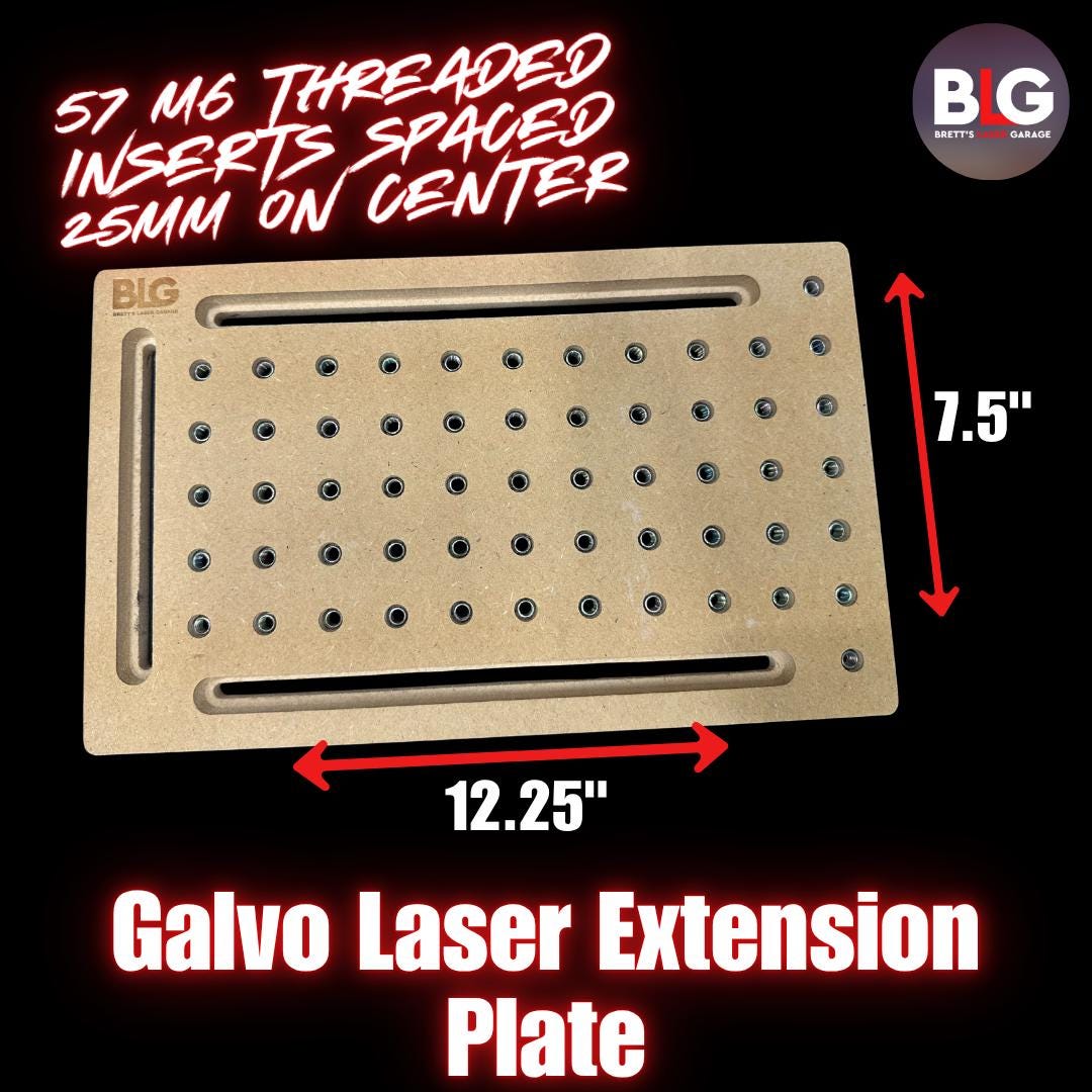 Fiber Laser Rotary Extension Plate – Universal Mount for Galvo Lasers ...