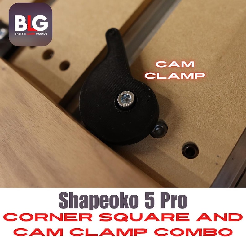 Shapeoko 5 Pro CNC Corner Square and Cam Clamp Combo - Etsy