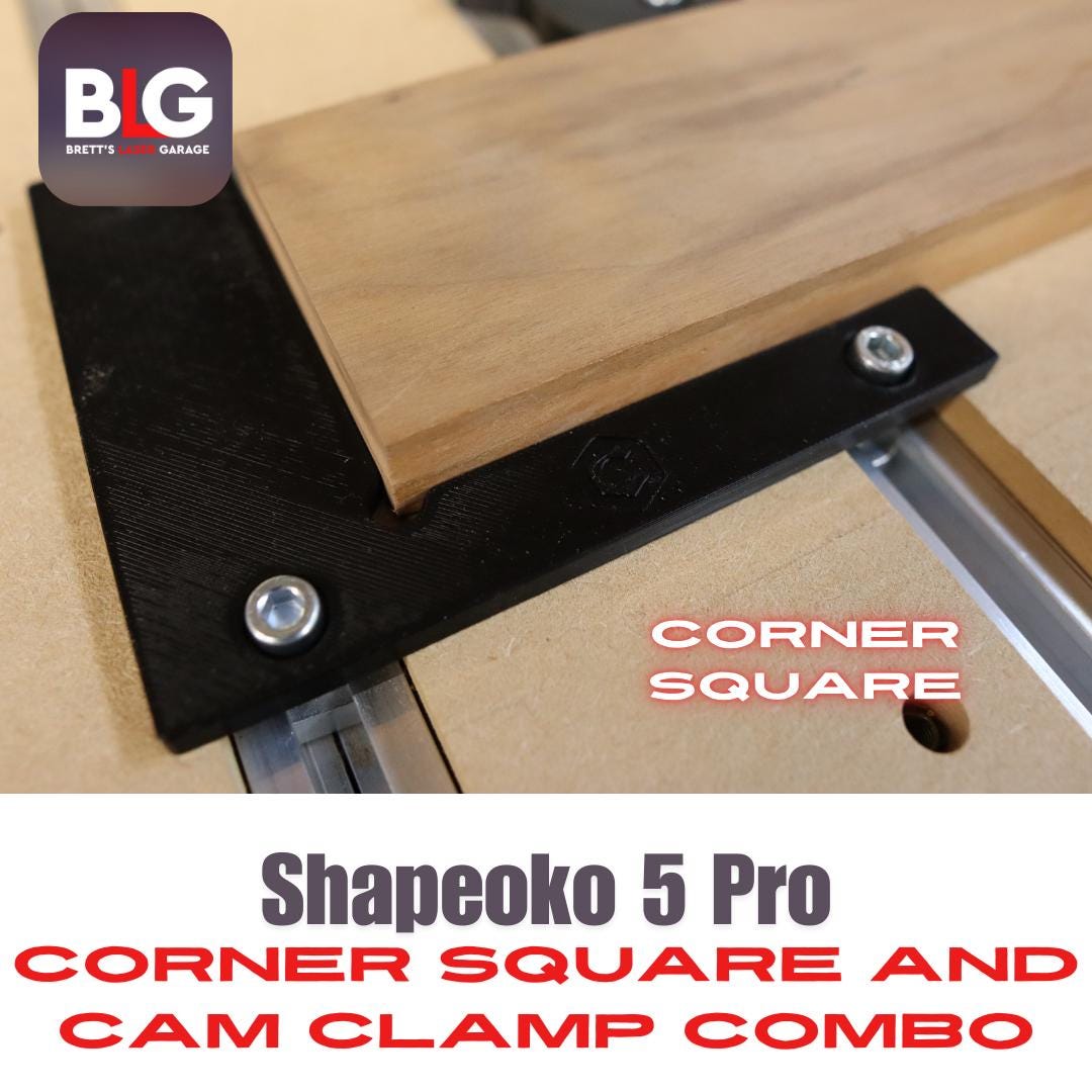 Shapeoko 5 Pro CNC Corner Square and Cam Clamp Combo - Etsy