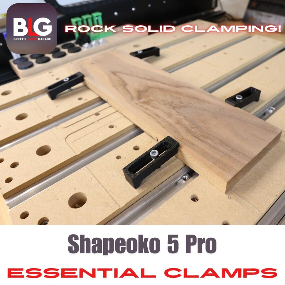 Shapeoko 5 Pro CNC Essential Clamps 3d Printed for Any CNC Machine - Etsy