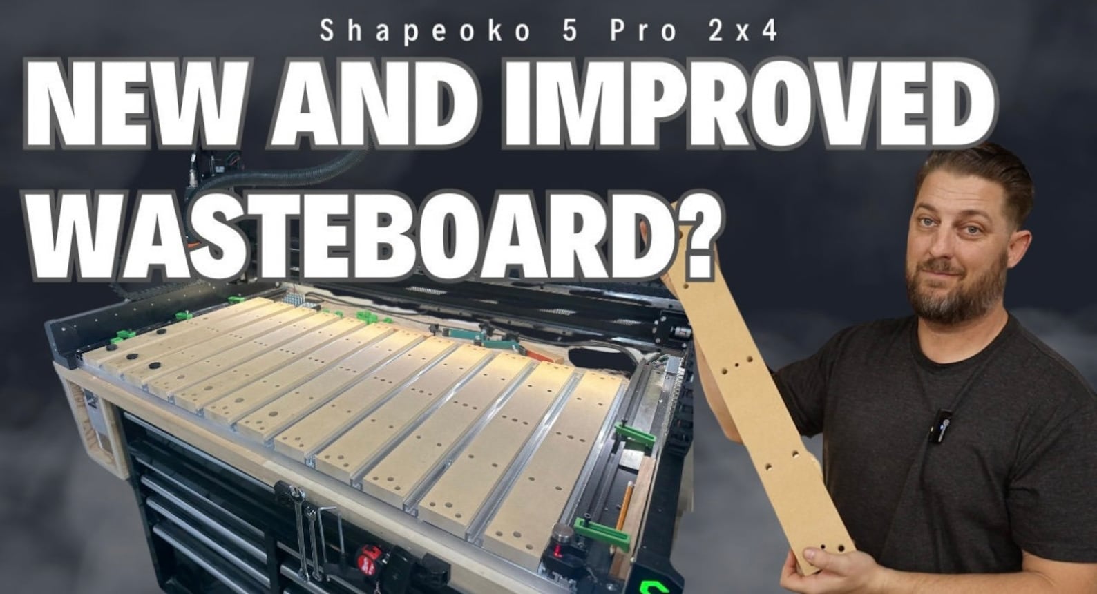 Shapeoko 5 Pro CNC Waste Board Slats: Upgraded Ultralight MDF, Threaded ...