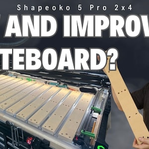 Shapeoko 5 Pro CNC Waste Board Slats: Upgraded Ultralight MDF, Threaded ...