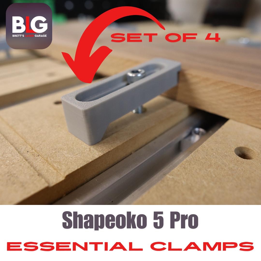 Shapeoko 5 Pro CNC Essential Clamps 3d Printed for Any CNC Machine - Etsy